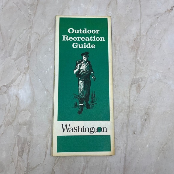 None | Other | 965 Washington State Outdoor Recreation Guide Map And ...